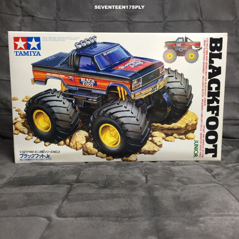 Jual Tamiya Wild Mini 4WD Blackfoot Junior Made in Japan | Shopee Indonesia