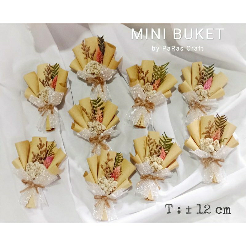 Jual Mini Buket aestetic | Mini Bouquet | Bouquet Bunga Kering ...