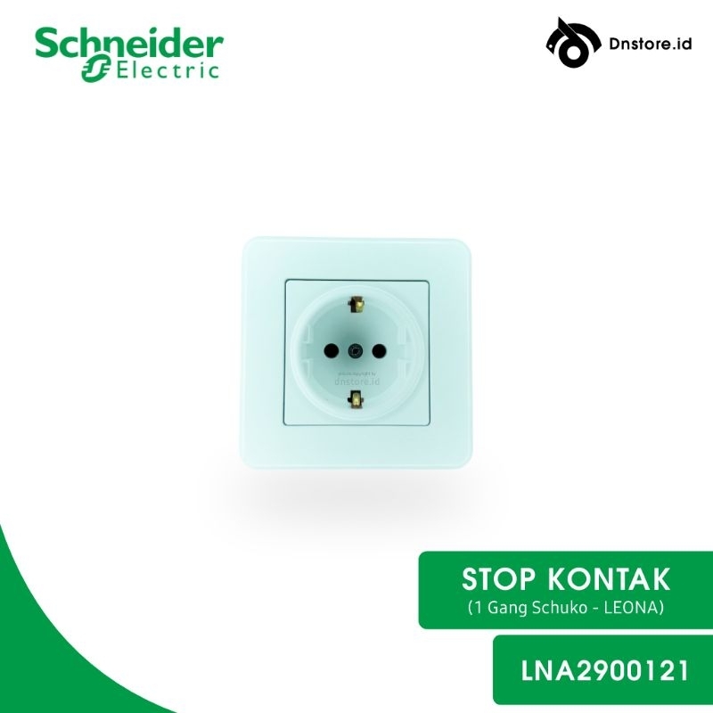 Jual STOP KONTAK LEONA SCHNEIDER Original , 1 Gang Schuko | Shopee ...
