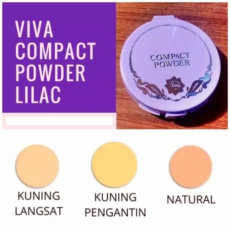 Jual 𝗩𝗜𝗩𝗔 Compact Powder - Lilac 19 Gr. 𝗠𝗖𝗡 | Shopee Indonesia