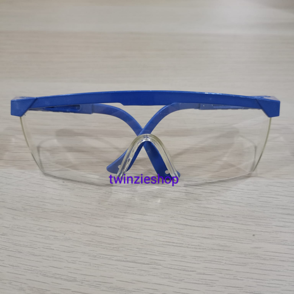 Jual Kacamata bening safety gerinda / las bening kaca mata cat bening ...