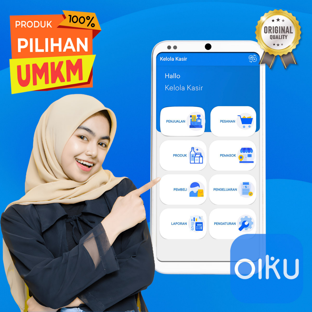 Jual Kasir untuk Android pilihan UMKM OIKU kasir - Bisa Cetak Nota ...