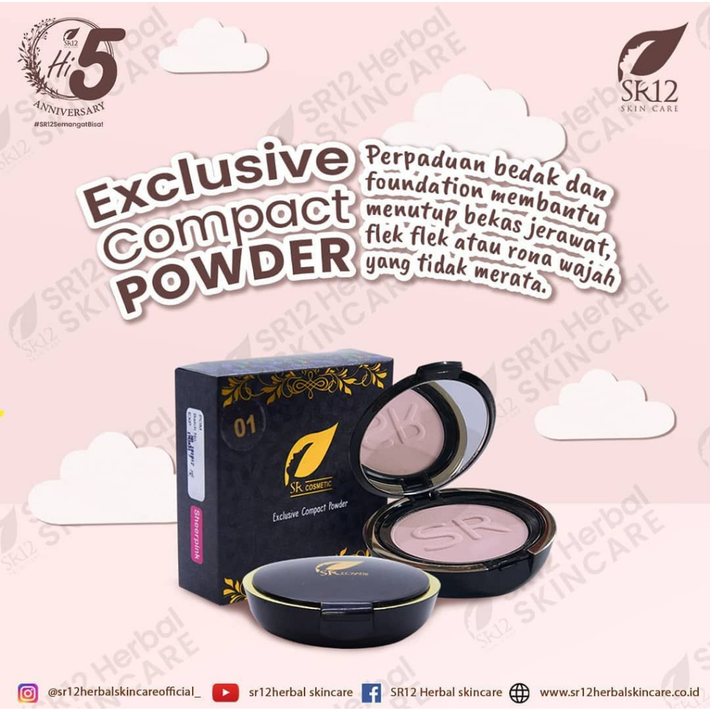Jual SR12 Exclusive Compact Powder | Shopee Indonesia