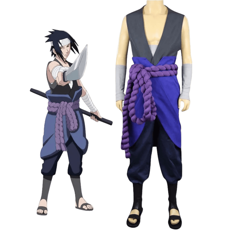 Jual Cosplay Kostum Jubah Baju Jaket Sasuke Uchiha Naruto | Shopee ...