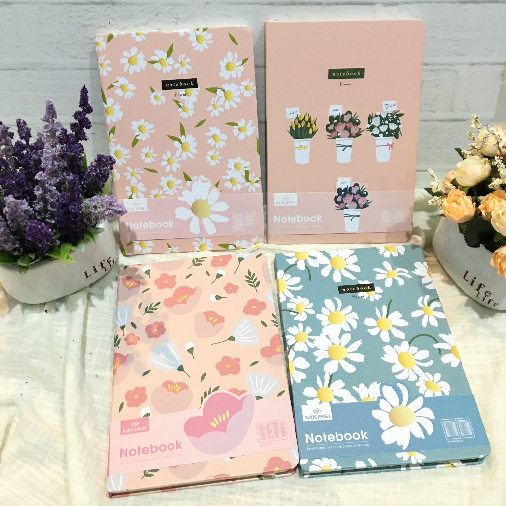 Jual MIKIREI Buku Diary | Buku Jurnal | Notebook Bunga | Flowers Diary ...