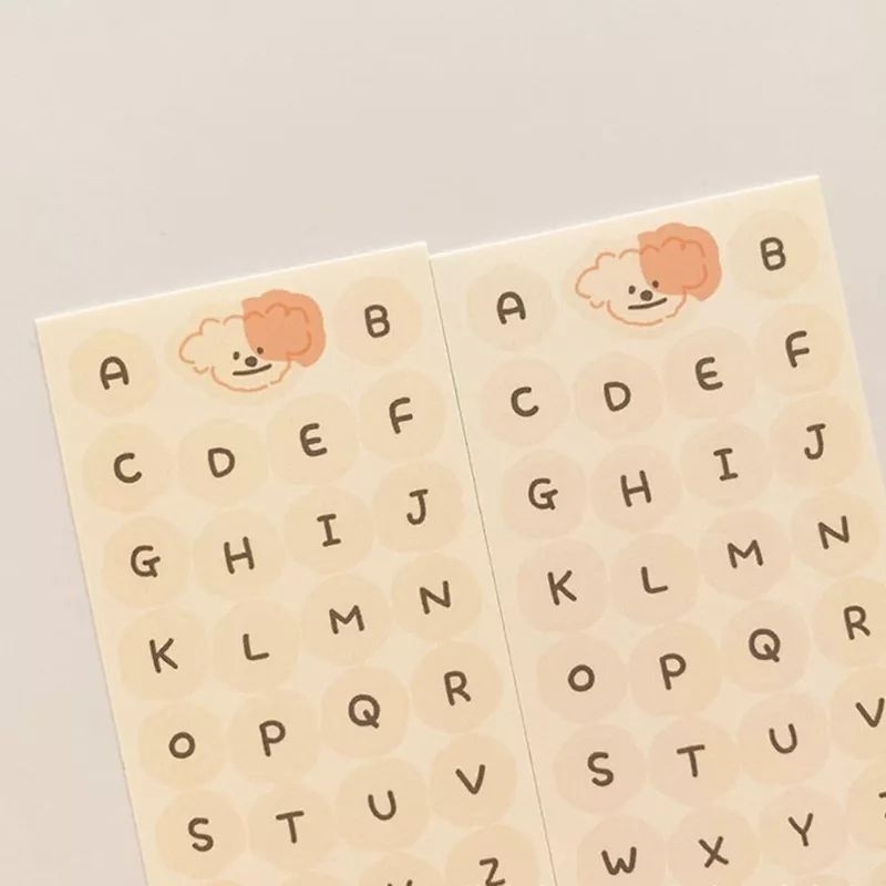 Jual Stiker Huruf Alphabet Motif Bear (SSS) | Shopee Indonesia