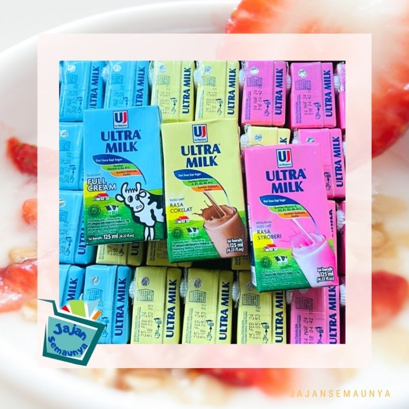 Jual Ultra milk 125 ml x 40 pcs (1 karton) | Shopee Indonesia
