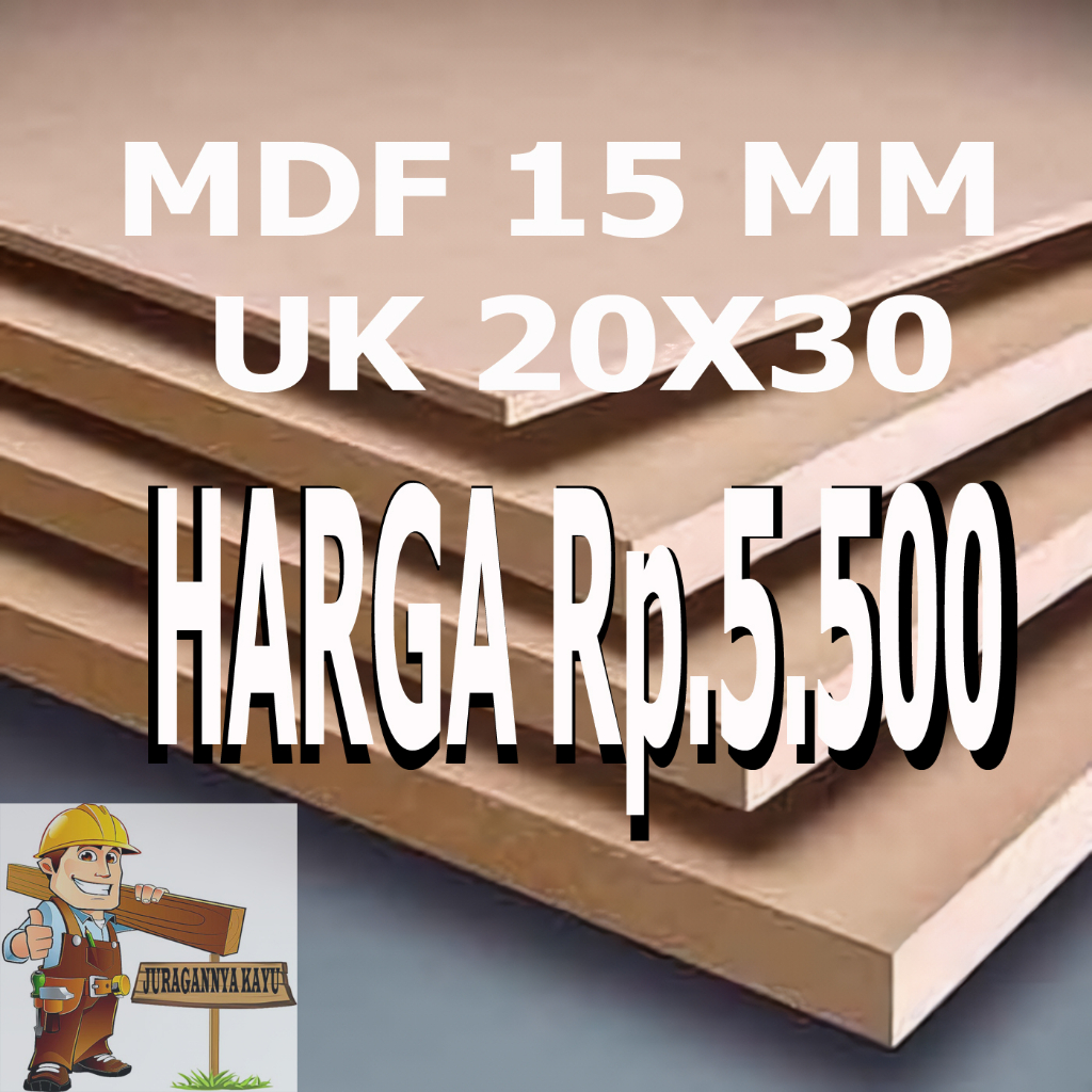 Jual Papan MDF 15mm Ukuran 20x30 Cm | Shopee Indonesia
