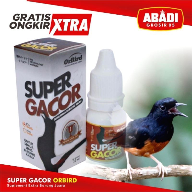 Jual SUPER GACORR ORBIRD VITAMIN BURUNG KACER MURAI KENARI PLECI ...