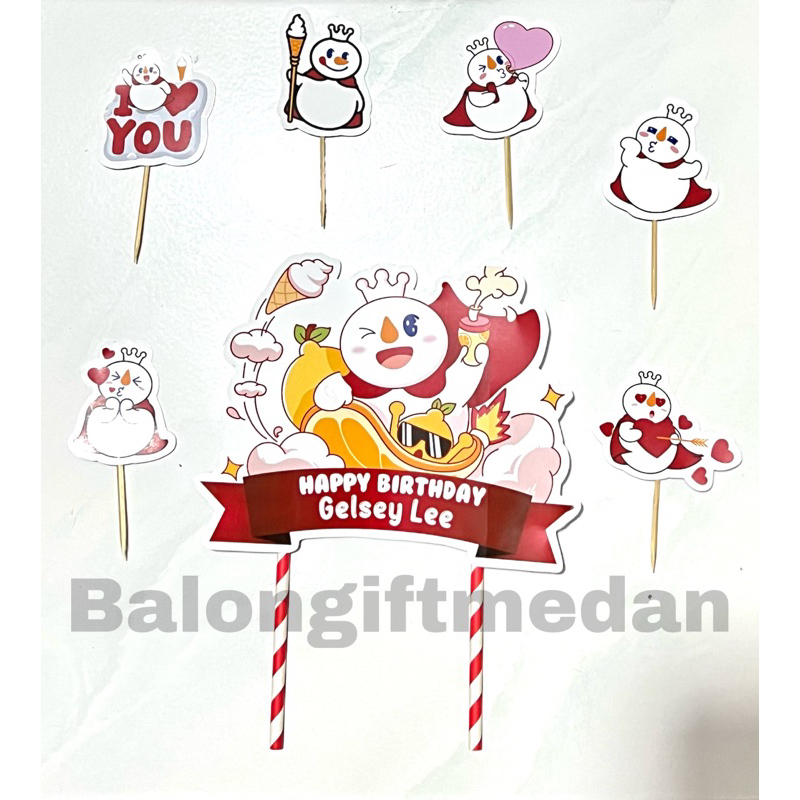 Jual TOPPER CAKE KUE NAMA CUSTOM MIXUE | Shopee Indonesia