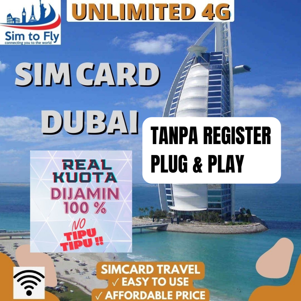 Jual Sim card Dubai Abu Dhabi ( Simcard Dubai Abu dhabi ) | Shopee ...