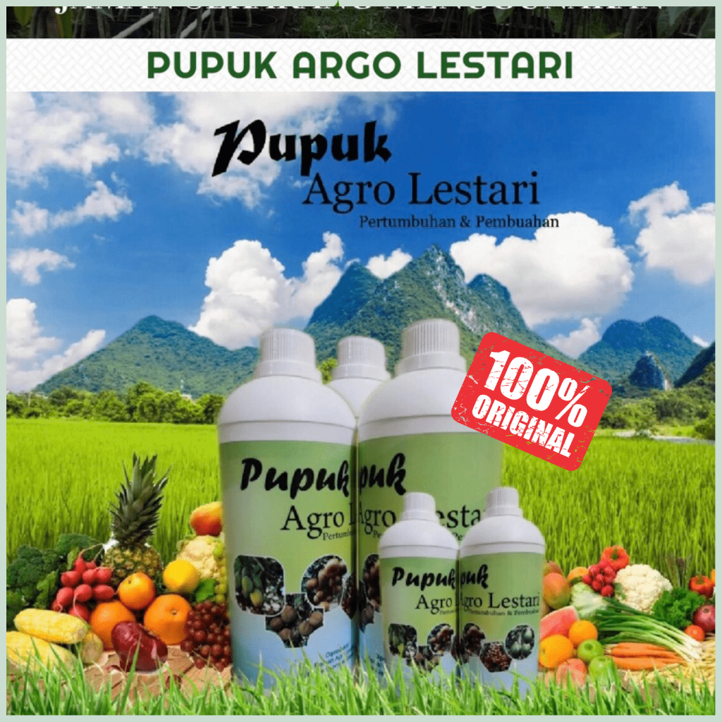Jual PUPUK AGRO LESTARI PUPUK PENYUBUR PERANGSANG DAN PELEBAT BUAH 1 LITER ORIGINAL ASLI ...