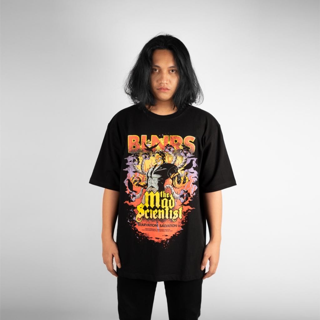 Jual BILLIONAIRES PROJECT T-SHIRT - MAD SCIENTIST BLACK | Shopee Indonesia