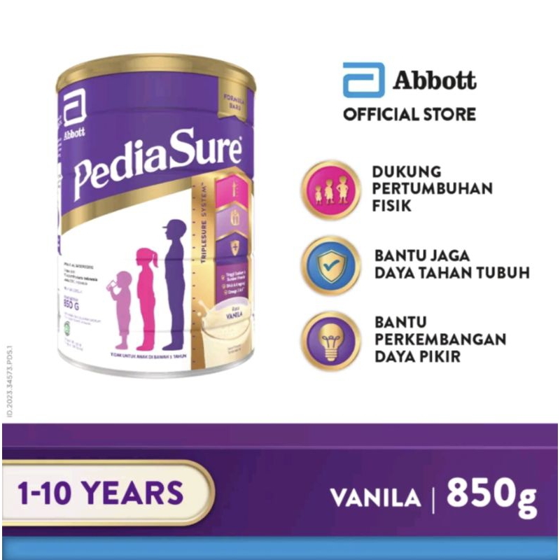 Jual Pediasure 850gr (1-10) nutrisi pertumbuhan madu ( ed 08 25) | Shopee Indonesia