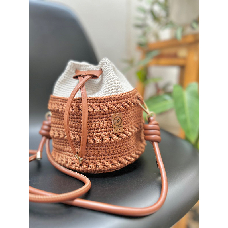Jual Tas Rajut Korean style | bucket bag | Shopee Indonesia