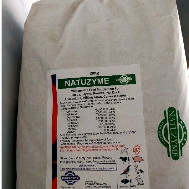 Jual Enzim Multi Enzyme untuk ternak Natuzyme 20kg | Shopee Indonesia