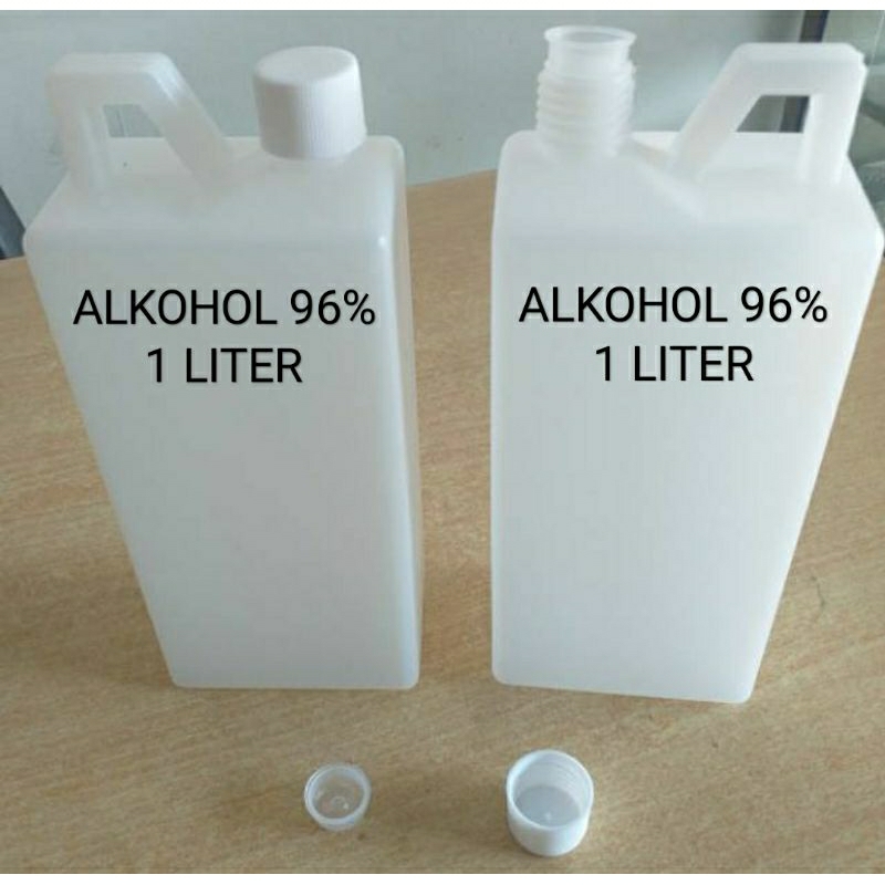 Jual Alkohol 96 % 1 Liter bahan Hand Sanitizer Alcohol 96% 1L Ethanol ...