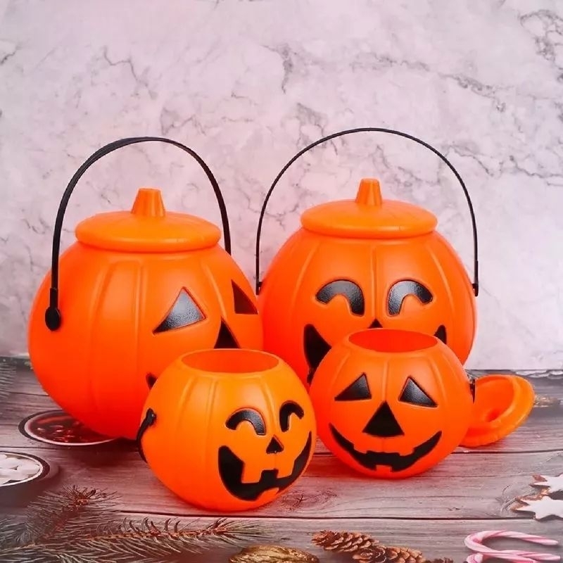 Jual HALLOWEEN Dekorasi Pesta Tempat Permen Costume Pumpkin Labu ...