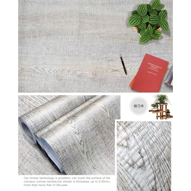 Jual wallpaper kayu/wall sticker kayu/sticker kayu /(BAHAN TEBAL)ASLI ...