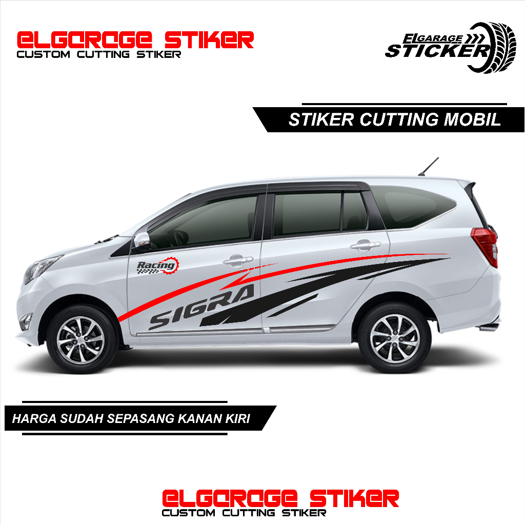 Jual Stiker mobil sigra cuttig stiker variasi bodi sigra stiker ...