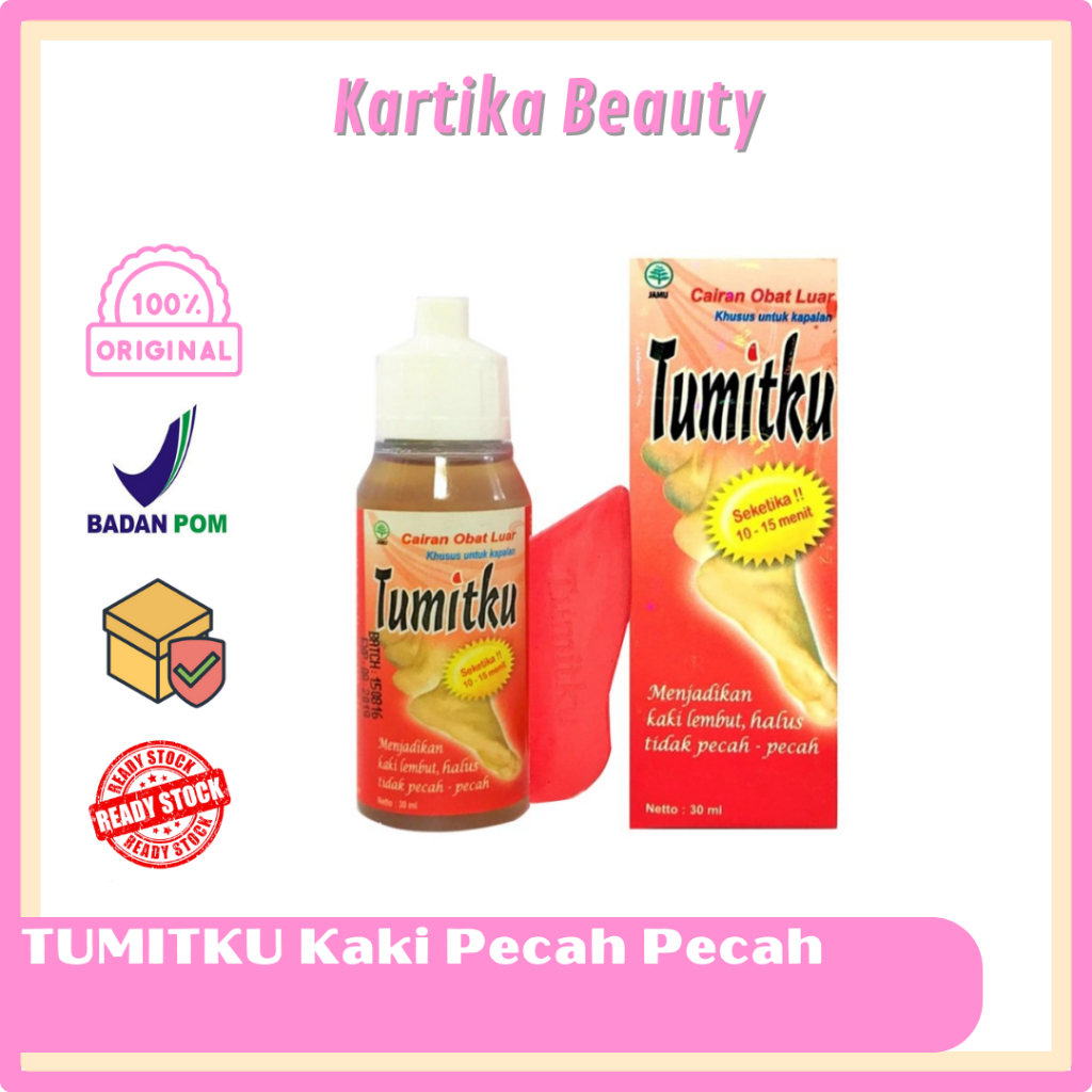 Jual TUMITKU OBAT CAIRAN PENGHALUS TUMIT KAKI PECAH PECAH 30 ML ...