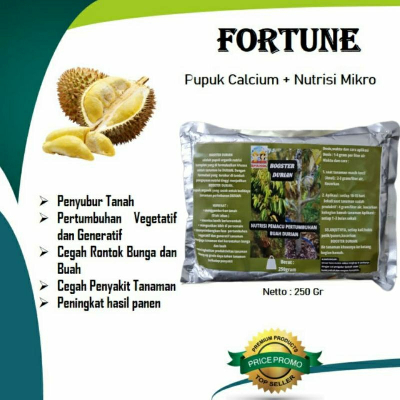 Jual Pupuk Organik Pelebat Buah Dan Booster Durian Cepat Berbuah Lebat | Shopee Indonesia