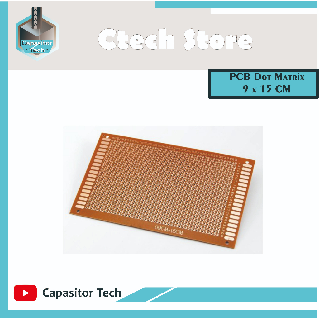 Jual PCB dot Matrix Lubang Ukuran 9X15 9X15CM 9*15 | Shopee Indonesia