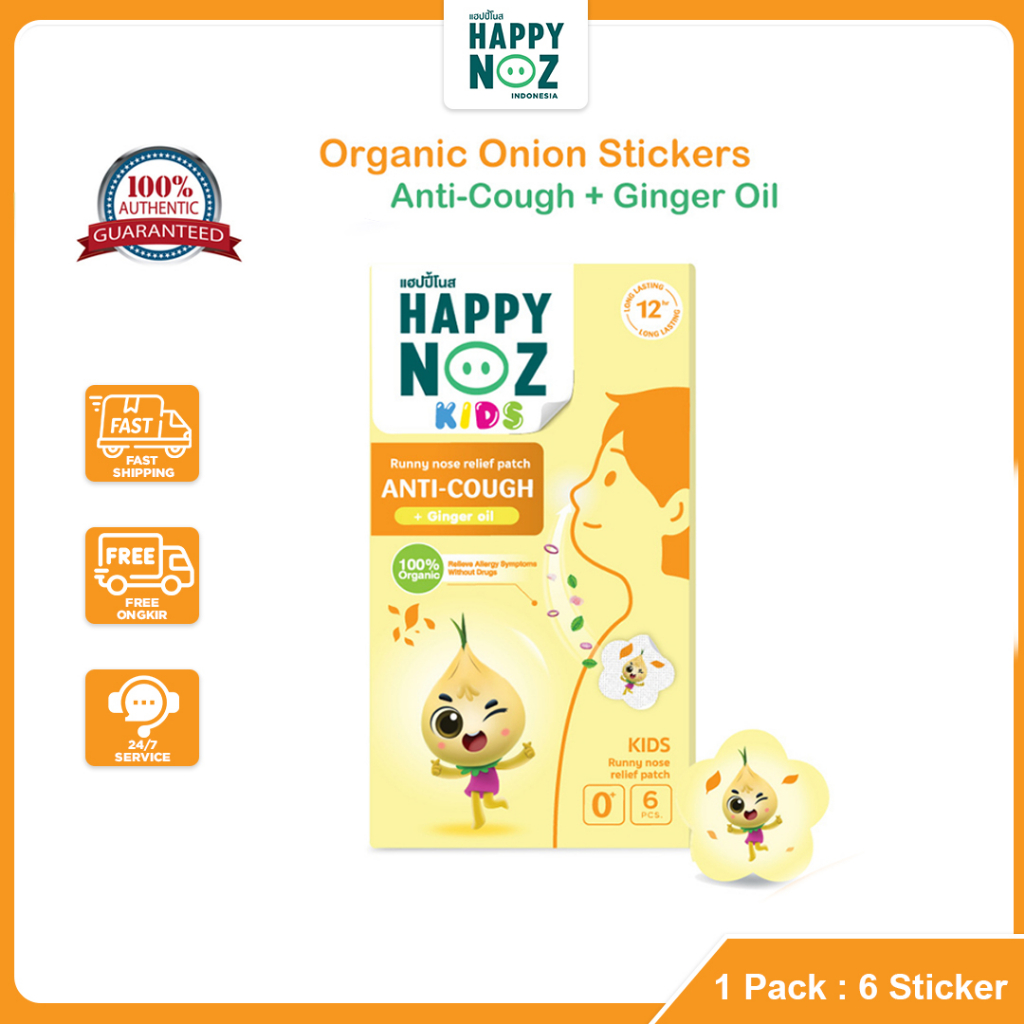 Jual Happy Noz ANTI-COUGH + CLOVE OIL KIDS With GINGER OIL | Izin PKRT ...