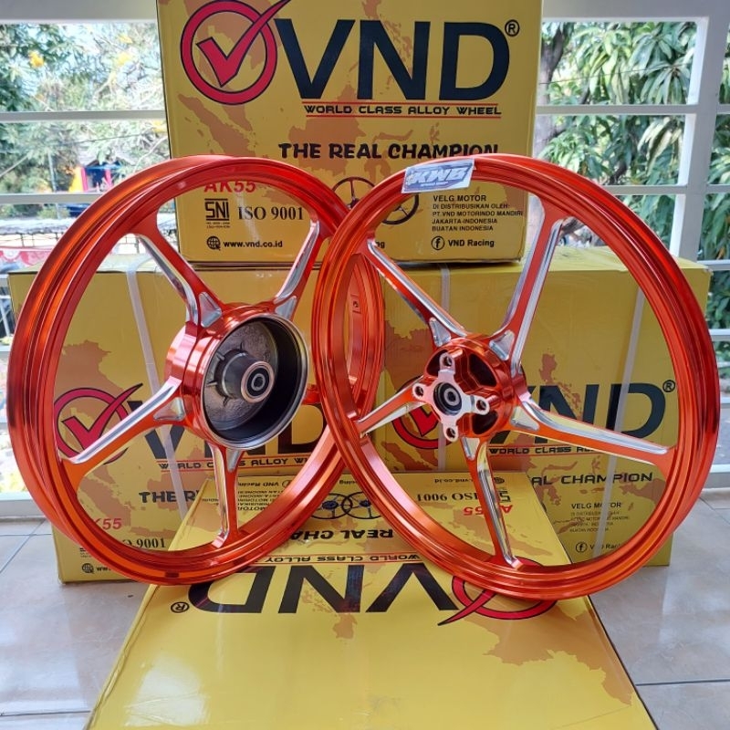 Jual Velg vnd ring 17 depan belakang ukuran 140 x 160 pnp yamaha mx old vega jupiter fiz r ...