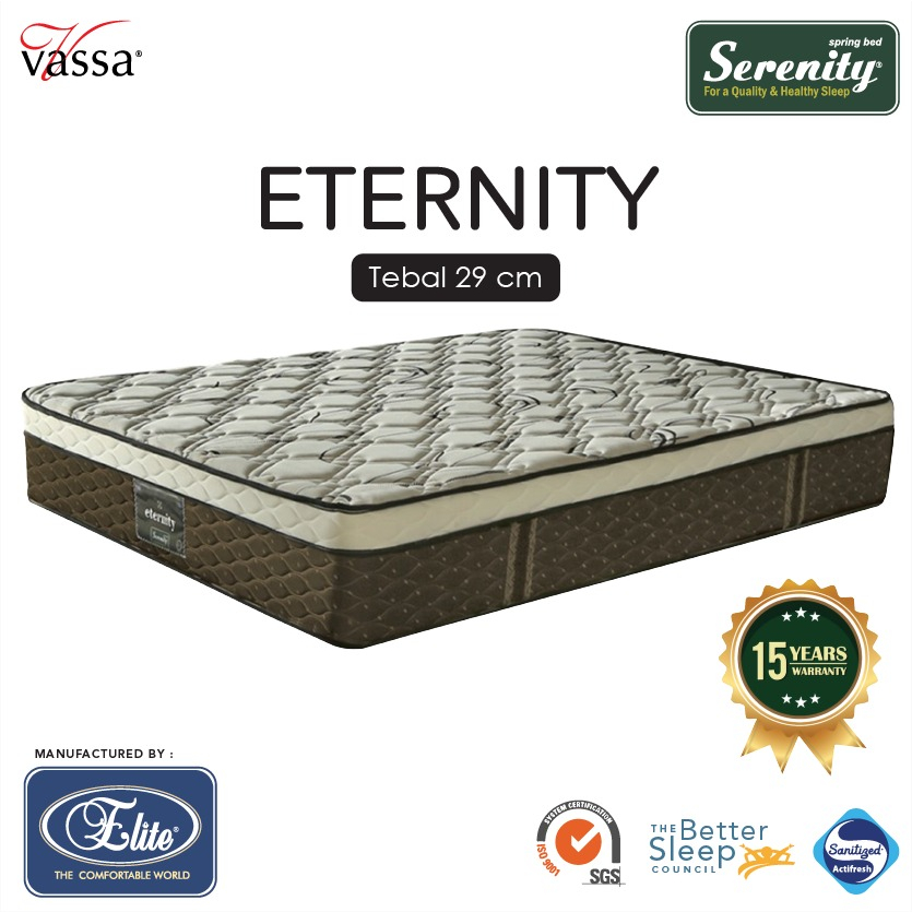Jual Kasur Serenity ETERNITY by Elite Springbed ( kasur saja ) | Shopee ...