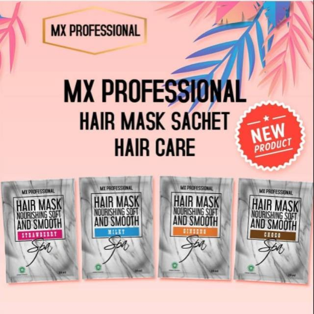Jual MX Profesional hair mask sachet | Shopee Indonesia