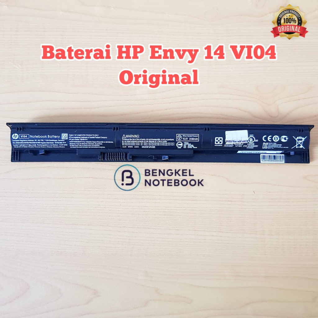 Jual Baterai HP Envy 14 15 VI04 756479-421 HSTNN-DB6I HSTNN-DB6K ENVY 14 ENVY 14-V000 14-V099 14 ...
