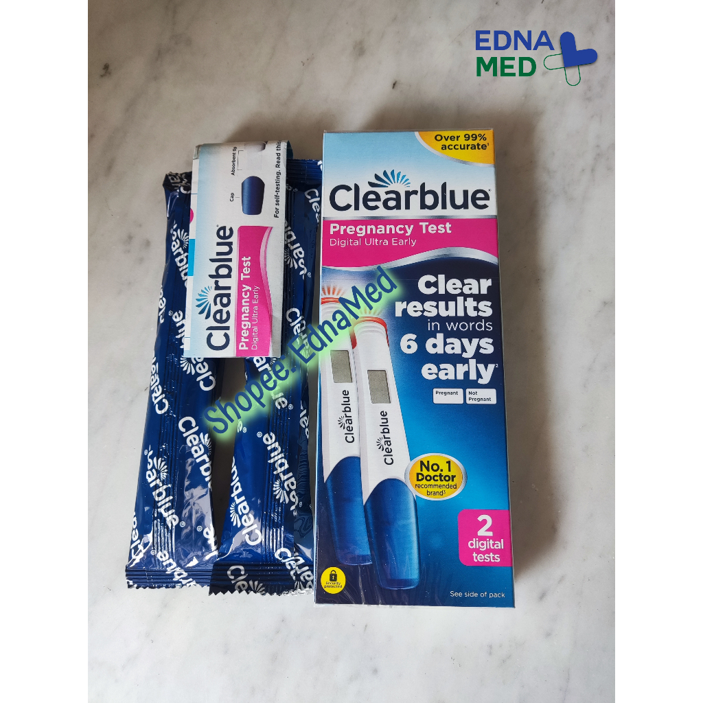 Jual Clearblue Digital Ultra Early Pregnancy Test (TANPA weeks ...