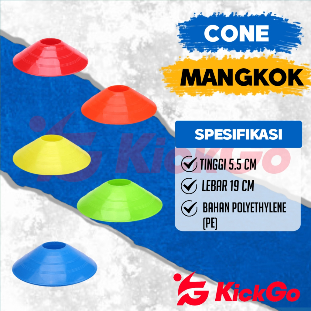 Jual KickGo Cone Mangkok Alat Training Latihan Marker Sepak Bola Tinggi ...