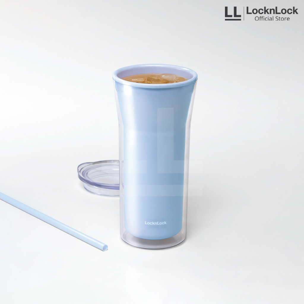Jual LocknLock Botol Minum Daily Essential Cold Cup with Straw 770ml ...