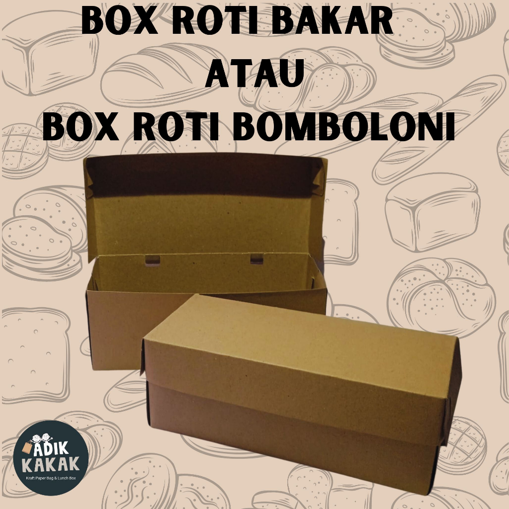 Jual Dus Roti Bakar / Box Roti Bakar / Box Bomboloni / Box Laminasi ...