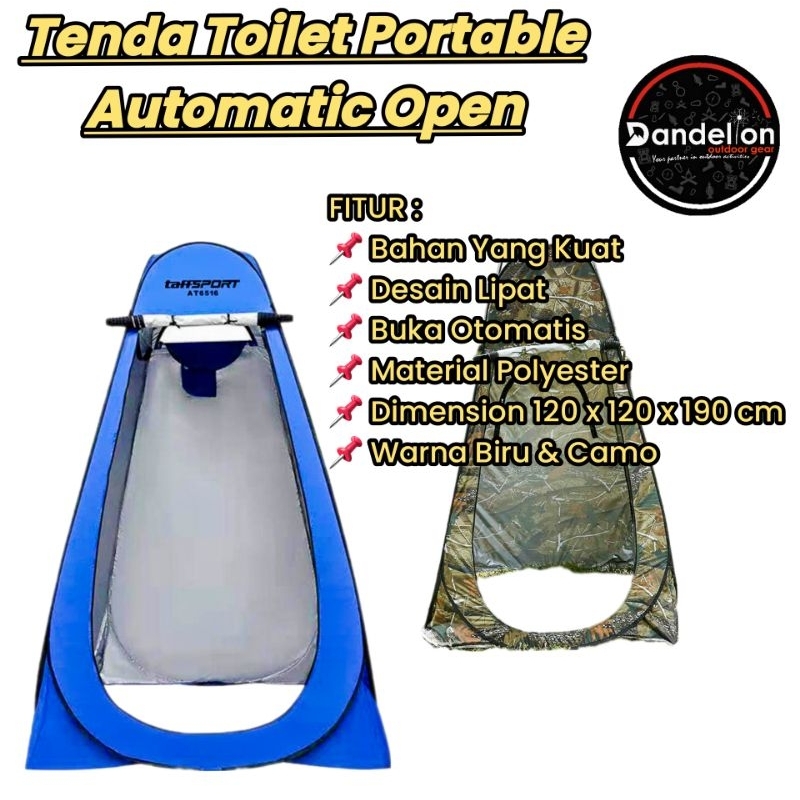 Jual Tenda Toilet Portable Automatic Open | Shopee Indonesia