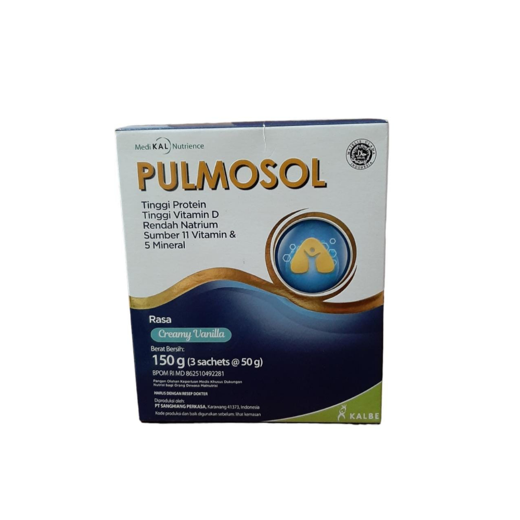 Jual Pulmosol 150 gram gram Rasa Creamy Vanilla Makanan tambahan atau ...