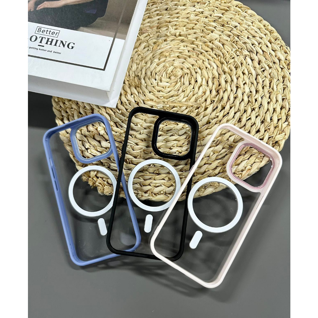 Jual CS - Superior Strong Magsafe With Metal Ring Camera Case IPhone X ...