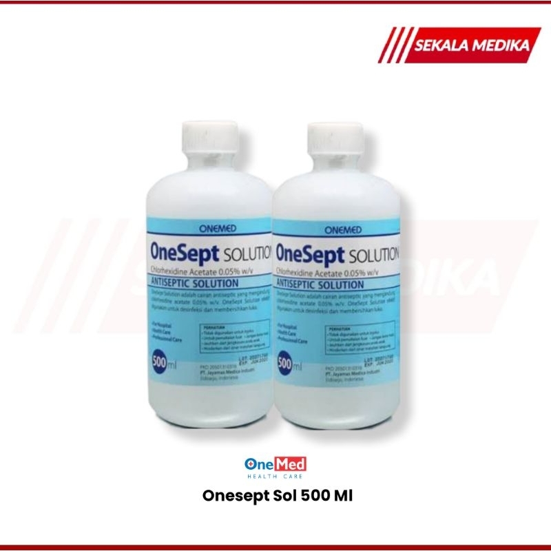 Jual OneSept Solution OSS 500 Ml Onemed Pembersih Luka Tidak Perih ...