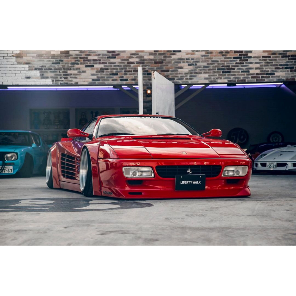 Jual POSTER WALLPAPER FERRARI 512TR LIBERTY WALK | Shopee Indonesia
