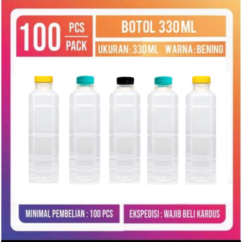 Jual Botol Plastik 330 ml-Botol Pristine 330 ml-Botol Amdk 330 ml ...