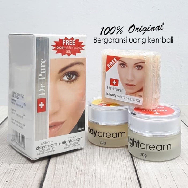 Jual Dr Pure Paket Day Night Cream 100% Original | Shopee Indonesia