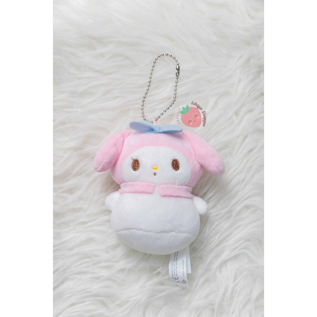 Jual Sanrio My Melody Motchiri Mascot Plush Doll Strap | Shopee Indonesia