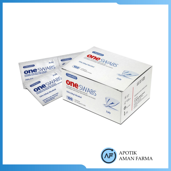 Jual ALKOHOL SWAB ONE SWAB ONEMED ISI 100 | Shopee Indonesia