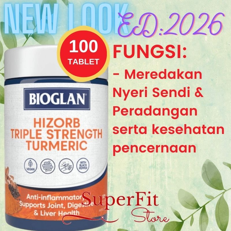 Jual Bioglan Curcumin Double Triple Strength Turmeric Collagen Pain ...