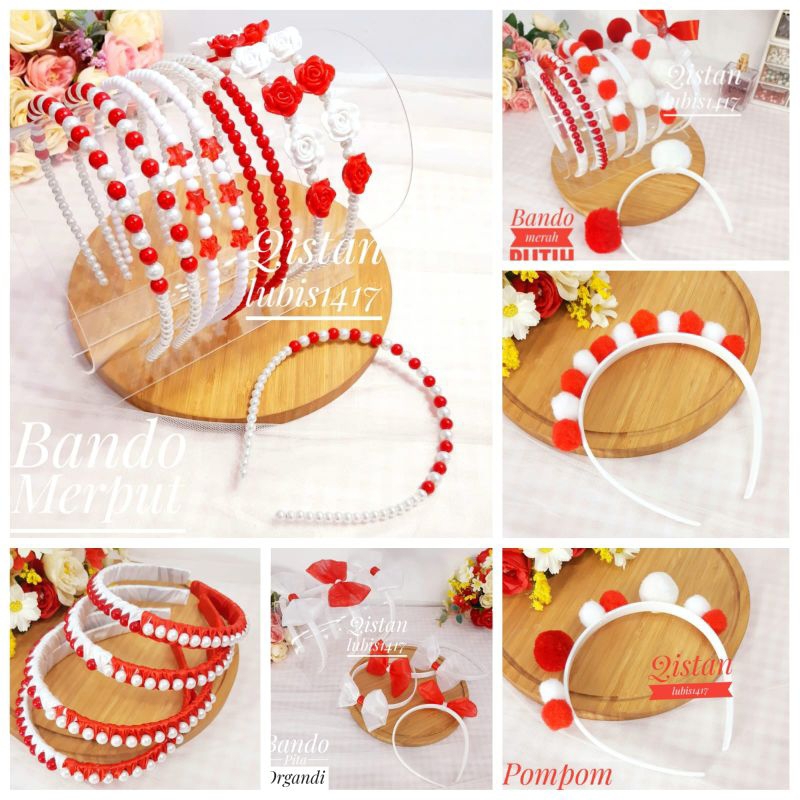 Jual Bando Merah putih agustusan bisa anak dan dewasa | Shopee Indonesia