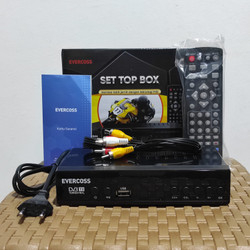 Jual Evercoss Set Top Box STB Pro digital Tuner TV receiver Full HD | Shopee Indonesia