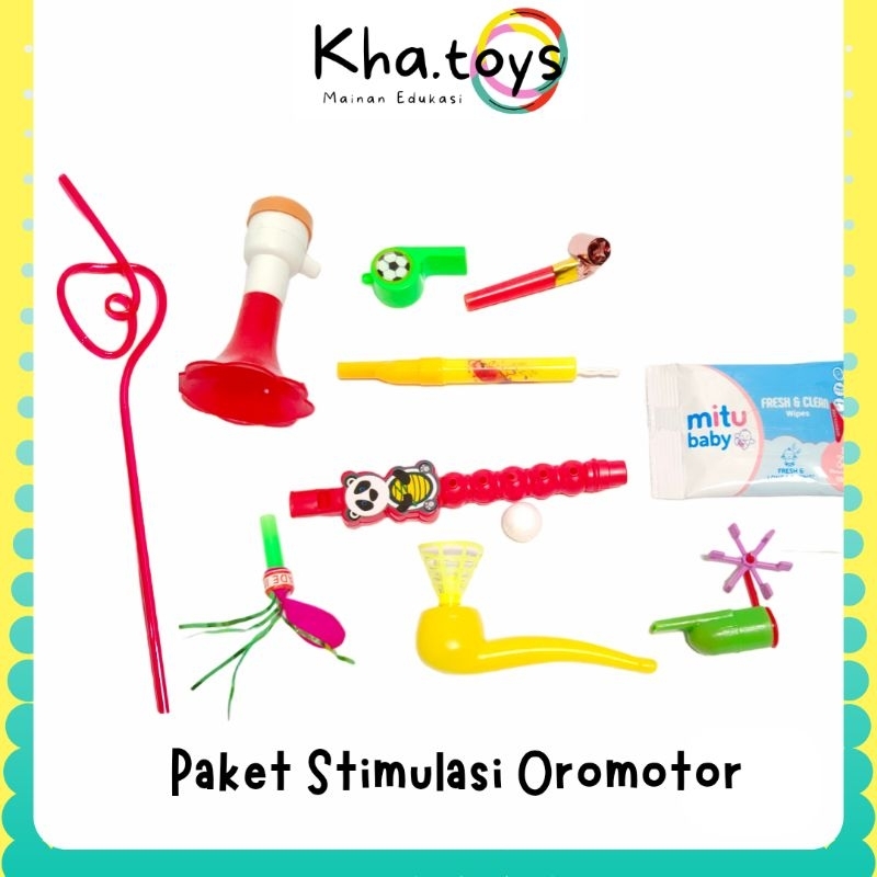 Jual PAKET STIMULASI OROMOTOR - terapi wicara latihan rongga mulut ...