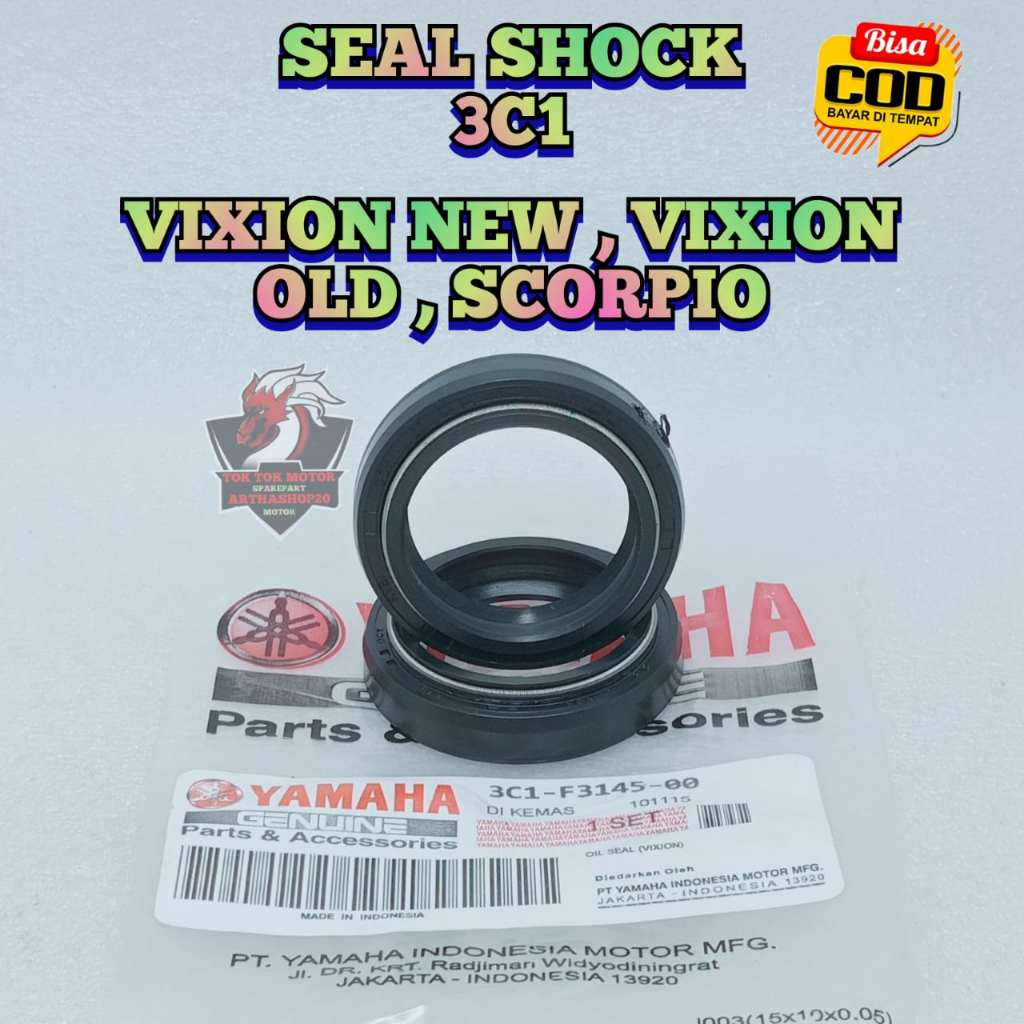 Jual SEAL SHOCK YAMAHA 3C1 KUALITAS ASLI ORIGINAL UNTUK MOTOR VIXION ...